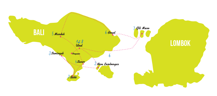 Itinéraire Bali : 4 semaines